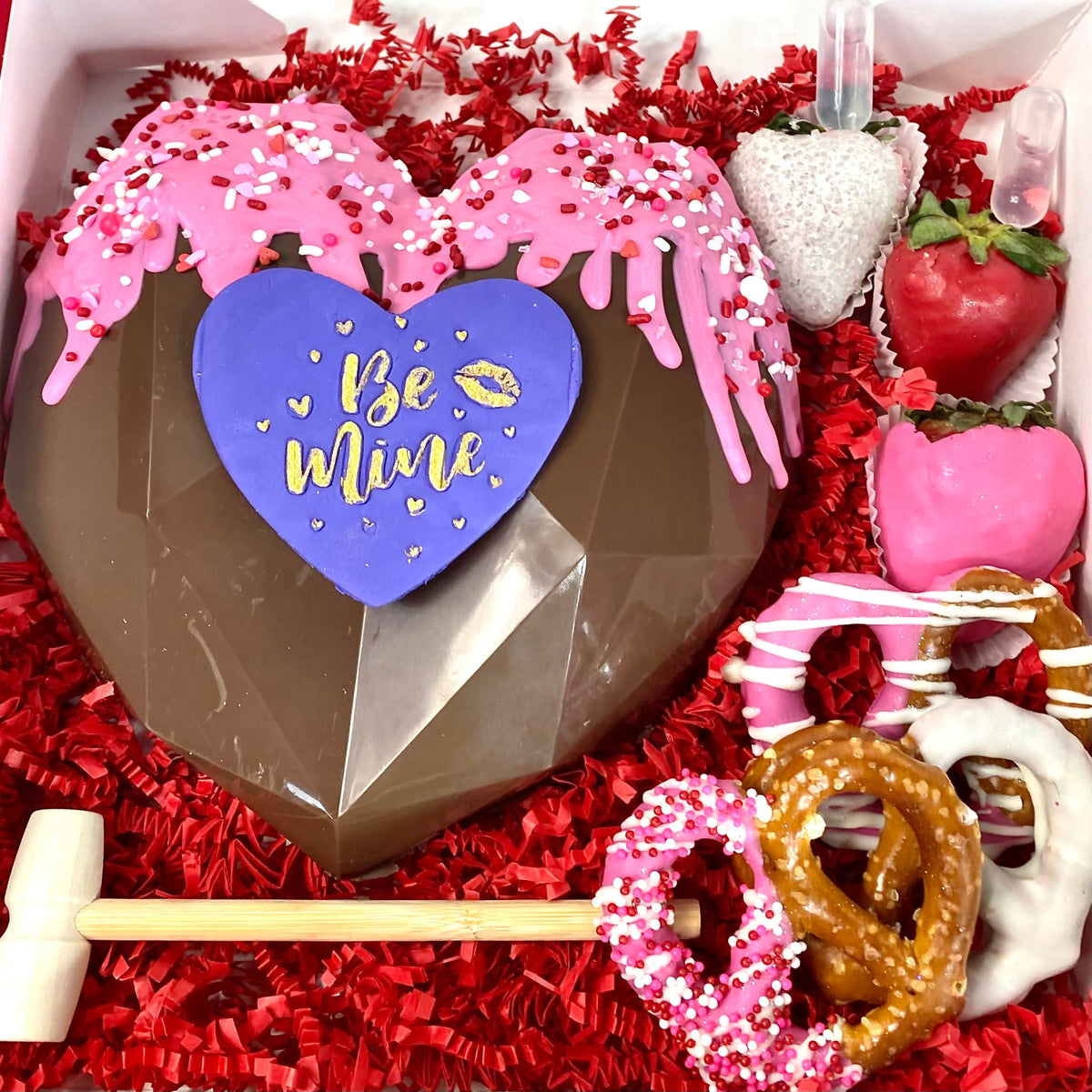 Ice Cream Breakable Heart – Cretia Cakes Bake Shop